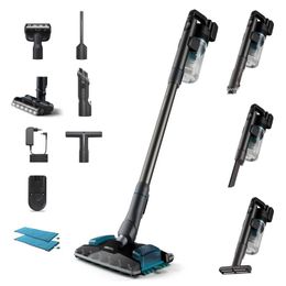 Philips Nass-Trocken-Sauger &raquo;XC8055/01 Aqua Plus 8000 Series &bdquo;Allesk&ouml;nner&ldquo;&laquo; mit bis zu 80 Minuten Laufzeit und adaptiver Saug- und Wischd&uuml;se blau 