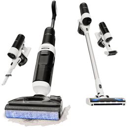 TINECO Nass-Trocken-Sauger &raquo;Floor One Switch S6 Stretch Plus mit 85&deg;Grad Hei&szlig;luft-Trocknung&laquo; f&uuml;r Tierhaare & Allergiker, Selbstreinigung, Teppich & Hartboden