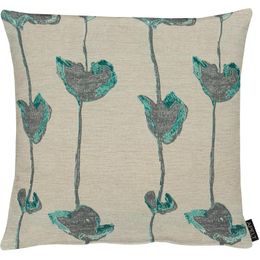 Apelt Dekokissen &raquo;Perla&laquo; Kissenh&uuml;lle mit F&uuml;llung, 1 St&uuml;ck blau Polyester B/L: 45cm x 45cm, 1 Stk.