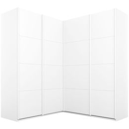 Rauch Schwebet&uuml;renschrank &raquo;Schrank Garderobe Eckkleiderschrank QUADRA Front in Dekor/Hochglanz&laquo; in den H&ouml;hen 210/229 cm, inkl. Soft-Close-Funktion, 