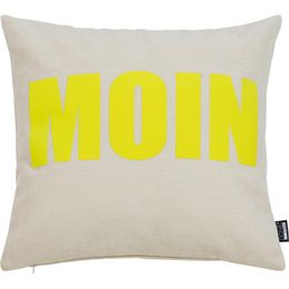 done. Dekokissen &raquo;MOIN&laquo; Extra weiche Haptik Polyester B/L: 45cm x 45cm, 1 Stk.