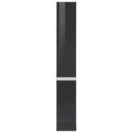 KOCHSTATION Apothekerschrank &raquo;KS-Ohio&laquo; grau B/H/T: 30cm x 200cm x 60cm