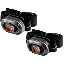 NEBO LED Stirnlampe &raquo; MYCRO 250 (2 pack)&laquo; schwarz Aluminium Einheitsgr&ouml;&szlig;e