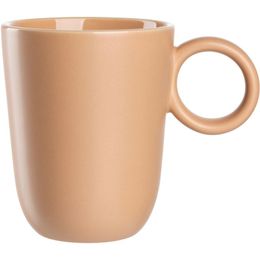 Leonardo Tasse &raquo;Keramiktasse, ROMA, 6er-Set&laquo; sp&uuml;lmaschinengeeignet rot Keramik &Oslash; 8,8cm x 11cm, 400ml, 6 Stk.