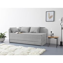 Maintal Polsterliege &raquo;Diana&laquo; mit Stauraum grau Liegeh&ouml;he 42cm, Liegefl&auml;che B/L: 84cm x 198cm, kein H&auml;rtegrad, Schaumstoffmatratze