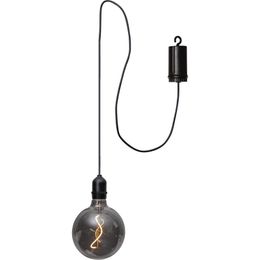 Parforce Traditional Hunting LED-H&auml;ngeleuchte &raquo;H&auml;ngeleuchte Bowl&laquo; LED-Board 1 Stk. Warmwei&szlig; Glaskugel, warmwei&szlig;es Filament-Licht, Batteriebetrieb, Timer schwarz 1, &Oslash; 12,5cm H: 