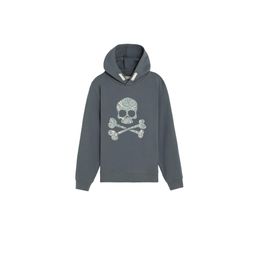 Scalpers Marine Skull Hoodie Kids ' ' Jungen Gr&ouml;&szlig;e 152 blau / navy
