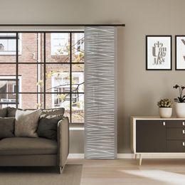 Neutex for you! Schiebegardine &raquo;CIAO&laquo; Paneelwagen 1 Stk. tlg. Buntweber mit zeitloser quer verlaufenden Musterung Polyester 245cm, Paneelwagen, 60cm