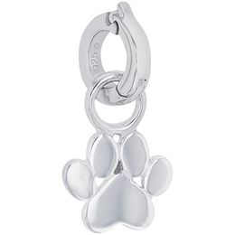 Amor Damen Charm-Einh&auml;nger &raquo;Pfote&laquo; silber Einheitsgr&ouml;&szlig;e