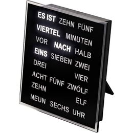 AMS Unisex AMS Tischuhr &raquo;T1232&laquo; schwarz Einheitsgr&ouml;&szlig;e
