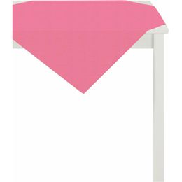 Apelt Mitteldecke &raquo;3944 UNI BASIC&laquo; rosa Baumwolle B/L: 88cm x 88cm, 1 Stk., quadratisch