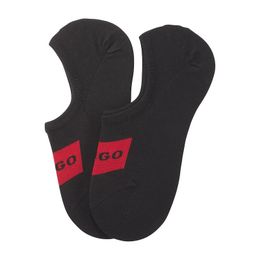 Hugo Underwear Damen HUGO Underwear Freizeitsocken &raquo;2P LOW CUT LABEL CC W&laquo; 2 Paar tlg. schwarz 39-42