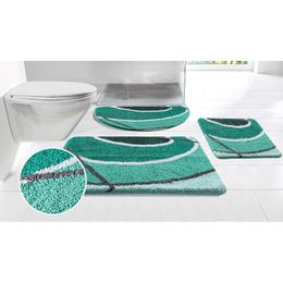 OTTO home Badematte &raquo;Juna mit Muster, Badvorleger, Badezimmer Teppich, Duschvorleger&laquo; H&ouml;he 20 mm rutschhemmend beschichtet strapazierf&auml;hig besonders 