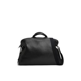 Tommy Hilfiger Damen Weekender &raquo;TH PREMUM LEATHER DUFFLE&laquo; Reisetasche, Freitzeittasche mit Logoschriftzug B/H/T: 54cm x 37cm x 19cm