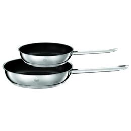 R&ouml;sle R&Ouml;SLE Pfannen-Set &raquo;PUREELEMENTS 2-tlg. PTFE ProResist&laquo; Edelstahl 18/10 Set, 2 tlg. tlg. silber Einheitsgr&ouml;&szlig;e