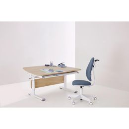 Paidi Kinderschreibtisch &raquo;DIEGO CURVED GT, Sch&uuml;lerschreibtisch, ergonomisch, mitwachsend&laquo; stufenlos h&ouml;henverstellbar, geteilte Tischplatte neigbar 
