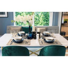 Adam Platzset &raquo;Uni Collection&laquo; GOTS zertifiziert, Made in Germany braun Obermaterial: 100% Baumwolle B/L: 40cm x 50cm, 2 Stk., Bio-Baumwolle, rechteckig
