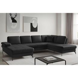 Sit & More sit&more Wohnlandschaft &raquo;Morris Jubi, Breite 300 cm&laquo; mit Armteilfunktion, optional mit Schlaffunktion B/H/T: 300cm x 83cm x 202cm, NaturLEDER , 