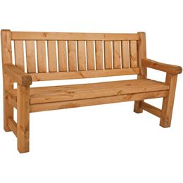 Garden Pleasure Gartenbank &raquo;ALLG&Auml;U&laquo; 3-Sitzer beige FSC -zertifiziertes Massivholz B/H/T: 184cm x 96cm x 69,5cm
