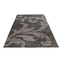 Obsession Teppich &raquo;My Frisco 280&laquo; rechteckig 12 mm H&ouml;he klassisches Design, Ornamente, Wohnzimmer, Schlafzimmer grau Polypropylen B : 240cm 1 Stk., 12mm, L: 