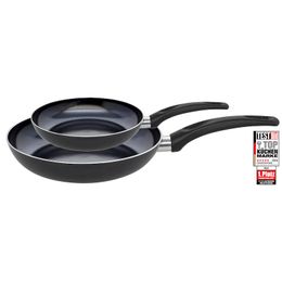 ELO Basic Pfannen-Set &raquo;Bratpfanne Prima Cucina, Set 2-teilig&laquo; Aluminium Set, 2 Stk. tlg. kratzfest schwarz Einheitsgr&ouml;&szlig;e
