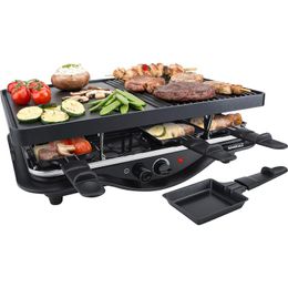 Steba Raclette &raquo;RC 28&laquo; 8 Stk. Raclettepf&auml;nnchen 1.400 W schwarz Einheitsgr&ouml;&szlig;e