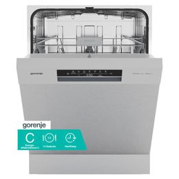 Gorenje Unterbaugeschirrsp&uuml;ler &raquo;GU642C90X&laquo; 9,7 l 14 tlg. Ma&szlig;gedecke auto. T&uuml;r&ouml;ffnung, Hygiene Programm, Startzeitvorwahl ExtraHygiene - zus&auml;tzliches 