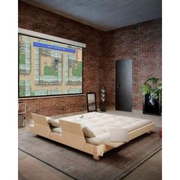 Karup Design Bettgestell &raquo;Social Bed, ohne Matratze, FSC -zertifiziertes Massivholz&laquo; wahlweise mit oder ohne verstellbares Zubeh&ouml;r, Bett in mehreren Gr&ouml;&szlig;en beige 