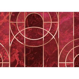 Komar Vliestapete &raquo;Digitaldruck Vlies - Pompeux - Gr&ouml;&szlig;e 400 x 280 cm&laquo; bedruckt glatt Wohnzimmer, Schlafzimmer rot Vlies B/L: 400m x 280m, Rollen: 1
