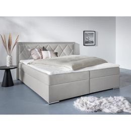 Home Affaire Boxbett &raquo;ALFIE, Polsterbett wahlweise mit Bettkasten, Samtvelours-Bezug&laquo; mit Bonnell-oder Taschenfederkernmatratze H2,H3, H4, 120/140/