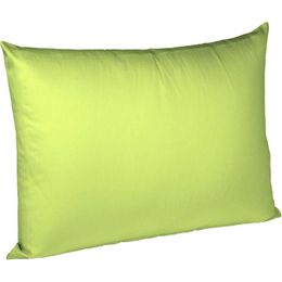 Fleuresse Kissenbezug &raquo;Colours Mako Satin, 100% Baumwolle, mit Rei&szlig;verschluss&laquo; Mako Satin, gl&auml;nzend, glatt, Premium Qualit&auml;t gr&uuml;n Mako-Satin, Mako-