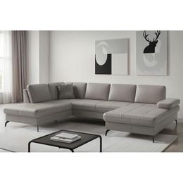 Sit & More sit&more Wohnlandschaft &raquo;Morris Jubi, Breite 300 cm&laquo; mit Armteilfunktion, optional mit Schlaffunktion B/H/T: 300cm x 83cm x 202cm, NaturLEDER , 