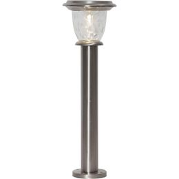 Parforce Traditional Hunting LED Solarleuchte &raquo;Solar-Wegleuchte Pireus&laquo; LED-Board 1 Stk. Warmwei&szlig; 20 lm, D&auml;mmerungssensor silber 1, &Oslash; 19cm H: 61cm, 1 Stk.