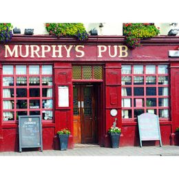 papermoon Fototapete &raquo;Murphy ́s Pub Dingle Bay&laquo; glatt bunt Vlies B/L: 2m x 1,49m, Bahnen: 4 Stk.