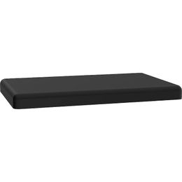 FORTE Bankauflage &raquo;High Rock&laquo; Breite 61,6 cm schwarz Kunstleder B/H/T: 61,6cm x 5cm x 35,4cm, Kunstleder