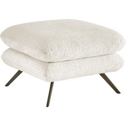 3C Candy Polsterhocker &raquo;Beatrice&laquo; quadratisch 70x70cm, in Fellimitat wei&szlig; 100% Polyester B/H/T: 70cm x 45cm x 70cm, Fellimitat