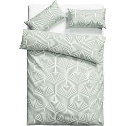 OTTO home Bettw&auml;sche &raquo;Matilda in Gr. 135x200 oder 155x220 cm&laquo; 2 Bettw&auml;sche aus Baumwolle, Bettw&auml;sche mit skandinavischem Design Flanell, Obermaterial: