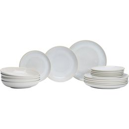Ritzenhoff & Breker Tafelservice &raquo;Laredo&laquo; Teller Set, Reaktivglasur, jedes St&uuml;ck ein Unikat beige Steinzeug 18 Stk.