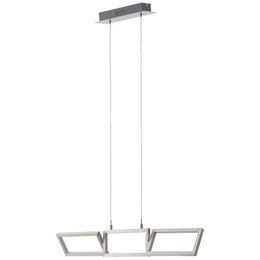 Brilliant Pendelleuchte &raquo;Tunar&laquo; LED-Modul 1 Stk. Warmwei&szlig; LED H&auml;ngelampe 3flg alu grau 3, 1 Stk.