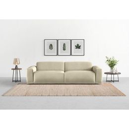 Trendmanufaktur Big-Sofa &raquo;Braga, mit hochwertigem Kaltschaum, Megasofa, in Cord erh&auml;ltlich&laquo; modernes Big-Sofa, Couch mit hohem Sitzkomfort, 254/72/107