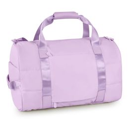 Heys Herren Reisetasche &raquo;The Puffer Duffle Bag&laquo; Weekender Duffle Bag Schuhfach Aufstecksystem lila B/H/T: 48cm x 30,5cm x 25,5cm