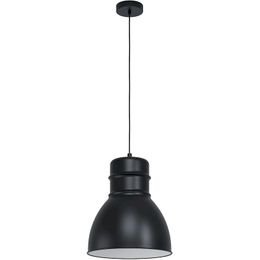 Eglo H&auml;ngeleuchte &raquo;EBURY&laquo; E27 1 Stk. H&auml;ngeleuchte aus Stahl - exkl. E27 - 60W schwarz &Oslash; 38cm H: 110cm, 1 Stk.