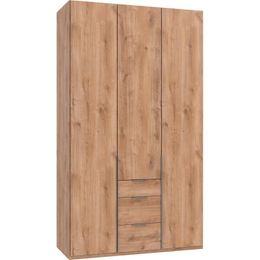 wimex Kleiderschrank &raquo;New York&laquo; wahlweise 208 oder 236cm hoch braun B/H/T: 135cm x 236cm x 58cm, Schubladen: 3 Stk. T&uuml;ren: 3 Stk.