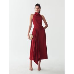 Willa Kleid 'Ramona' Damen Gr&ouml;&szlig;e 42 dunkelrot Sommerkleid