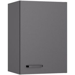 Optifit H&auml;ngeschrank &raquo;OPTImulti&laquo; Breite 40 cm, mit 1 T&uuml;r, 1 Einlegeboden grau Holzwerkstoff anthrazit, B/H/T: 40cm x 57,6cm x 34,6cm, T&uuml;ren: 1 Stk.