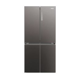 Haier K&uuml;hl-/Gefrierkombination Cube 83 &raquo;HCR3818ENMD&laquo; 181,5 cm hoch 83,3 cm breit Total No Frost: Nie wieder abtauen silber Externes Display: F&uuml;r volle 