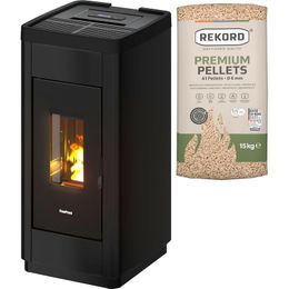 FreePoint Pelletofen &raquo;Life 9&laquo; schwarz