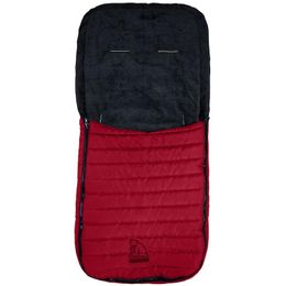 Heitmann Felle Fu&szlig;sack &raquo;Eisb&auml;rchen - Steppfu&szlig;sack&laquo; f&uuml;r die &Uuml;bergangszeit, ideal f&uuml;r Kinderwagen & Buggy, waschbar rot Einheitsgr&ouml;&szlig;e Fu&szlig;sack