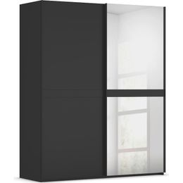 Rauch Schwebet&uuml;renschrank &raquo;Kleiderschrank Schrank Garderobe Schlafzimmerschrank SCALE-LINE&laquo; edle Optik mit Bauchbinde in Korpusfarbe mit Spiegel MADE 