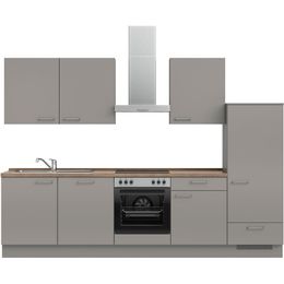 Nobilia K&uuml;chenzeile &raquo;"Laser I", NEU: individuell anpassbar mit gratis Profi-Beratung&laquo; vormontiert, 300 cm breit, optional mit verschiedenen E‐Ger&auml;te-